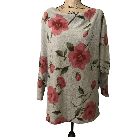 Janette Plus | Sweaters | Janette Plus Floral Sweater | Poshmark